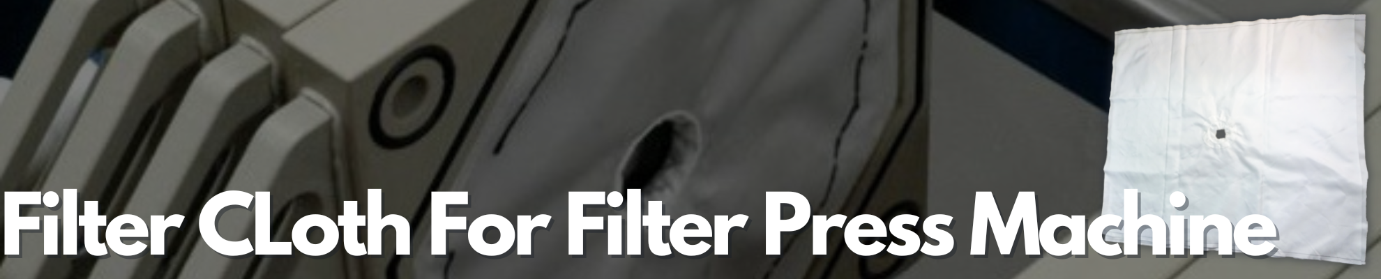 Filter Cloth for Filter Press Used In Sludge Dewatering For ETP or STP ...